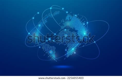 Concept Digital Transformation Big Data Technology Stock Vector