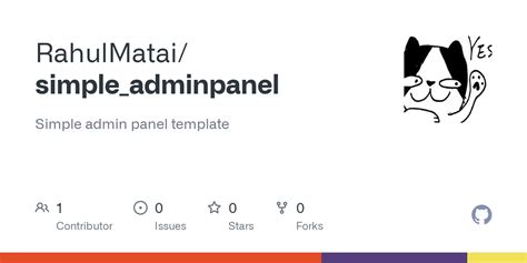Github Rahulmataisimpleadminpanel Simple Admin Panel Template
