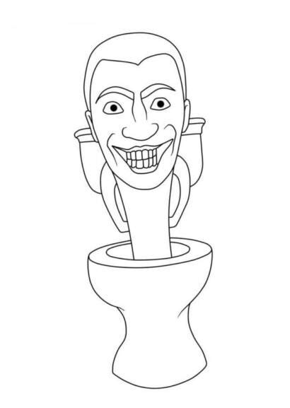 Skibidi Toilet Coloring Pages Unleash Creativity With Whimsical Fan Art