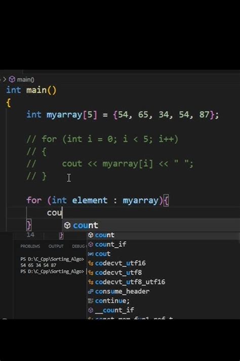 Range Based Loop In Cpp Shorts Short Youtube
