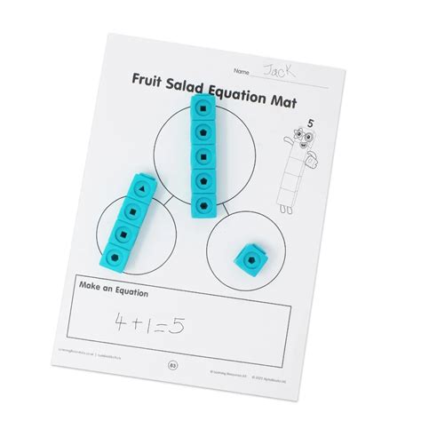 Learning Resources Mathlink Cubes Numberblocks Classroom Set Supplies For Schools