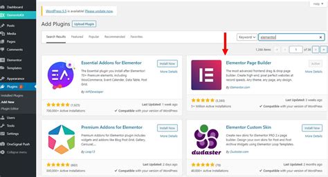 How To Install The Elementor Free Plugin For Wordpress Themewaves