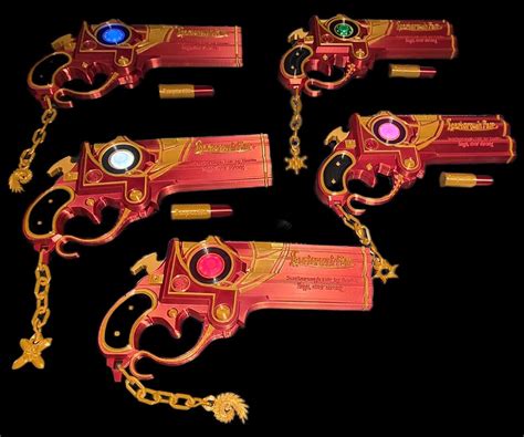 Handmade Bayonetta Cosplay Gun Full Size 3d Printed Prop With Led Etsy