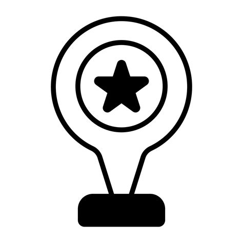 Navigation Map Pointer With Star Location Icon Easy To Use 17316405 Vector Art At Vecteezy