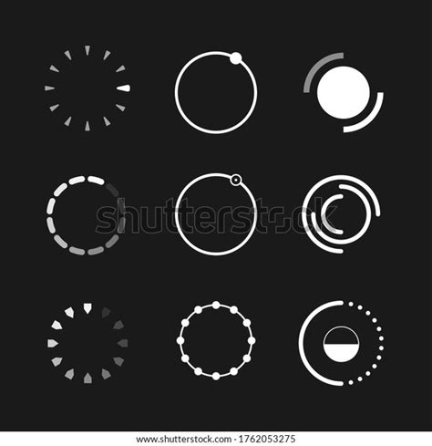 Web Progress Loader Interface Load Icon Stock Vector Royalty Free Shutterstock