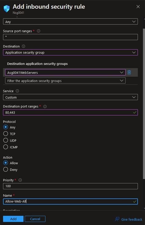 Az Lab Filter Network Traffic With A Network Security Group Using The