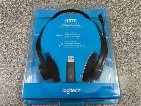 Brand New Logitech H370 Usb Computer Headset Audio Headphones And Headsets On Carousell