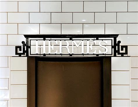 Hermes Art Deco Enseigne De Magasin Store Marquee Very Decorative