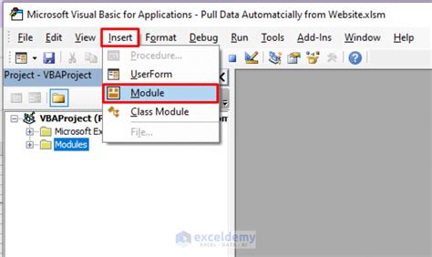 Excel Vba Pull Data Automatically From A Website 2 Methods