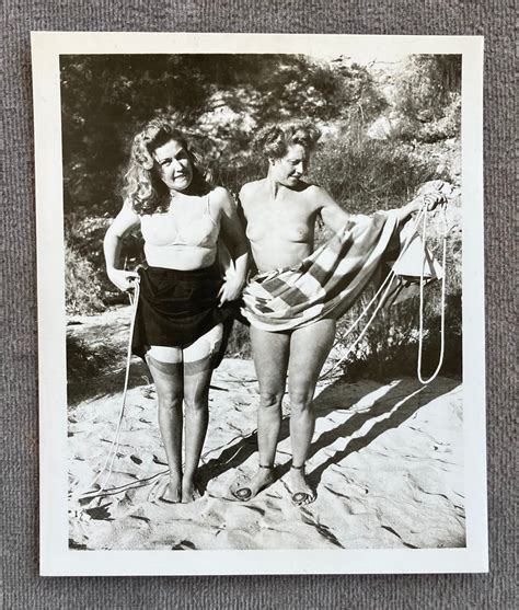 Vintage C1950s Original Mature Nude Photograph Two Etsy