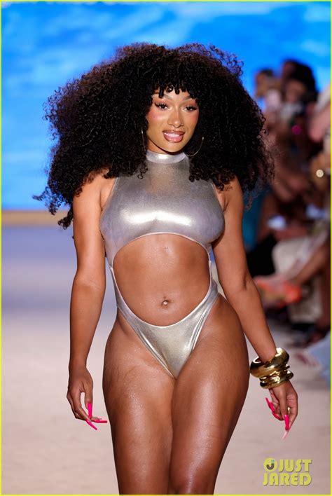 Megan Thee Stallion Works The Runway At Her Hot Girl Summer Swimwear