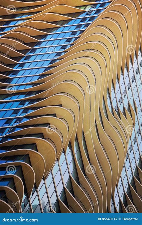 Curved Facade Of Grey Building Stock Photo CartoonDealer Com 104044992