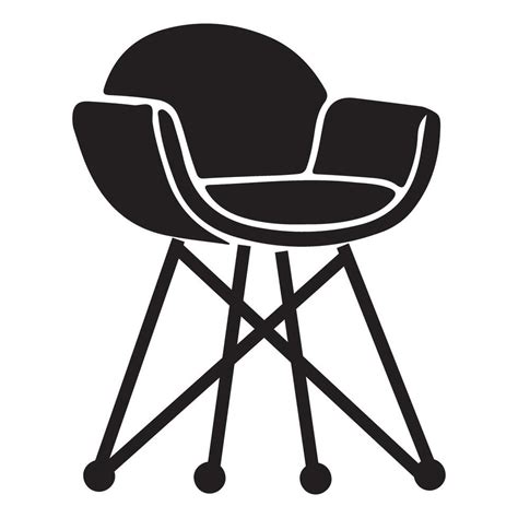Elegante Silueta Sillón Diseño Para Moderno Vivo Espacios 55315080