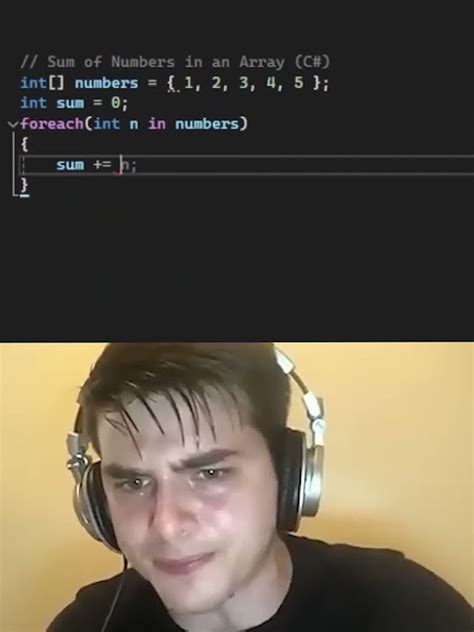 Noob Vs Pro Sum An Array In C ⚡️ Shorts Youtube