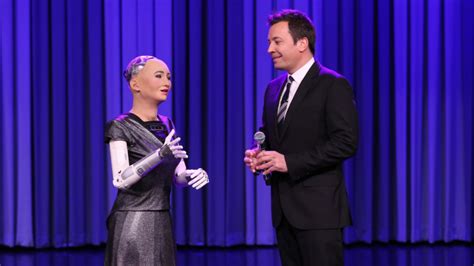 Jimmy Fallons Duet With Sophia The Robot Is As Sweet As It Is Unsettling