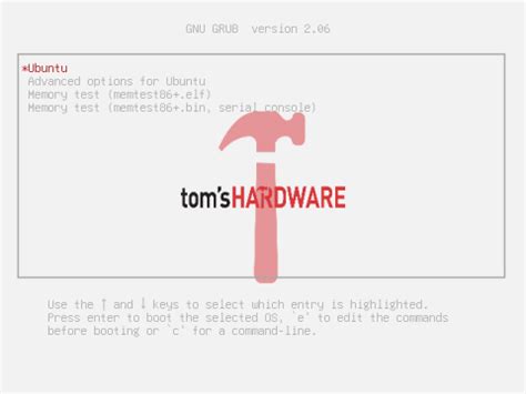 Boot Up In Style Design Your Own GRUB Menu For Linux Tom S Hardware