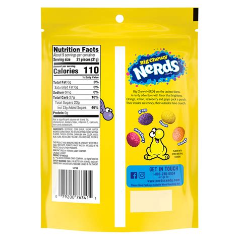 Nerds Big Chewy Candy 10oz Snacks Fast Delivery By App Or Online