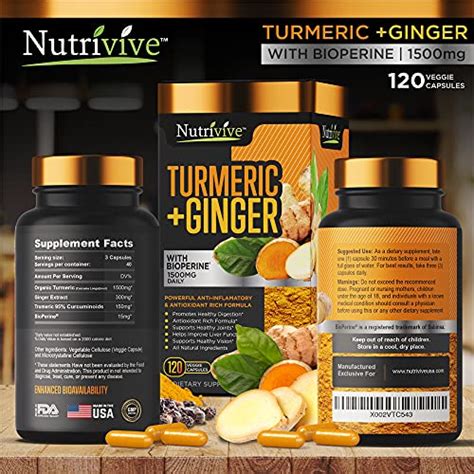 Reviews For Turmeric Ginger Supplements By Nutrivive Bestviewsreviews