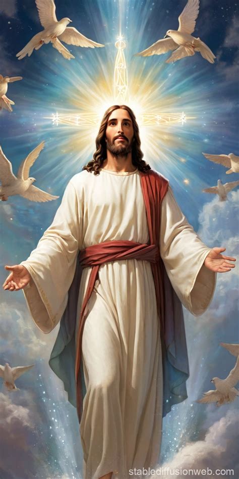 Jesus Christ Passing A Message Stable Diffusion Online Jesus Christ Passing A Message Stable Diffusion Online