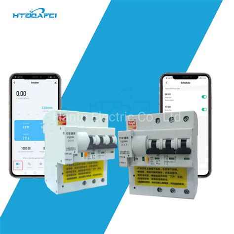 Pole Pole Ka ELCB With Metering Function Zigbee Smart Circuit Breaker Smart Breaker And