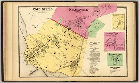 Cold Spring Nelsonville David Rumsey Historical Map Collection