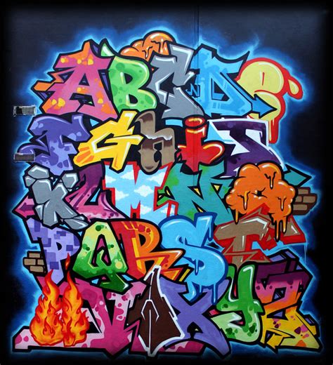 Graffiti Bombing Alphabet Graffiti Jargon Wikipedia