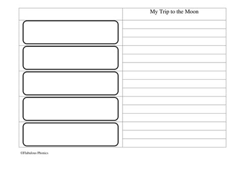 Side Flap Template Worksheet Teaching Resources