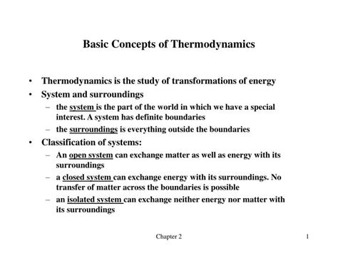 Ppt Basic Concepts Of Thermodynamics Powerpoint Presentation Free