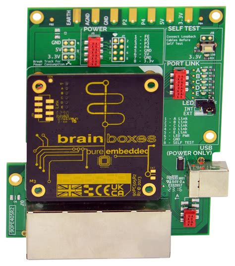 Pe 405 Brainboxes Embedded Ethernet Evaluation Kit 5 Port