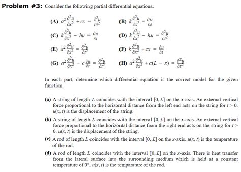 Solved Problem Consider The Following Partial Chegg