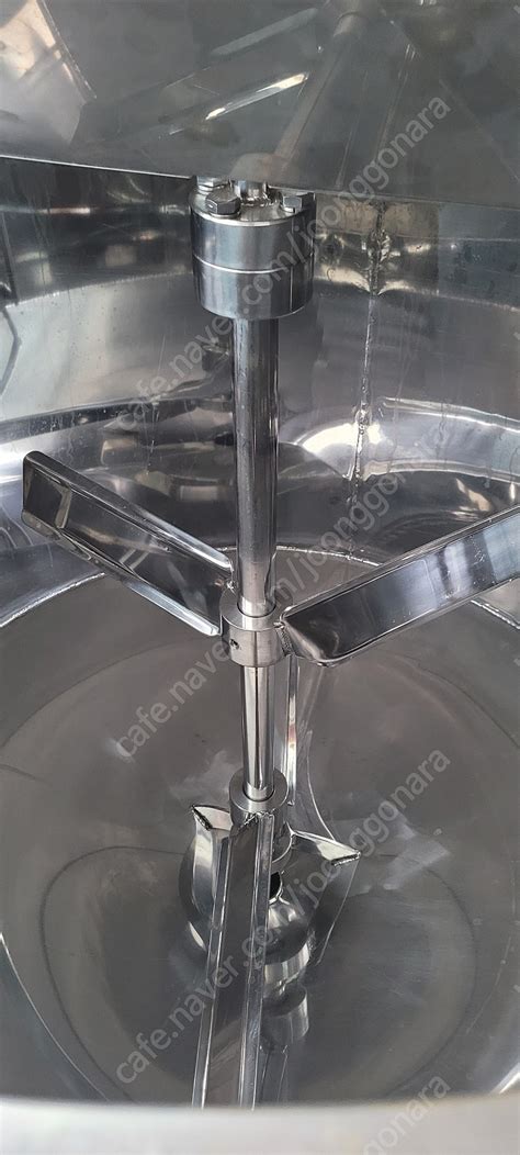 중고화학기계 화장품제조설비 500리터히팅교반기 피스톤식 산업자재 중고나라