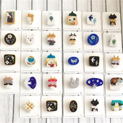 ブローチブローチ部ハンドメイドものづくりハンドメイドアクセサリー石粉粘土石塑粘土レジンアクセサリー 今回ご縁があって納品する