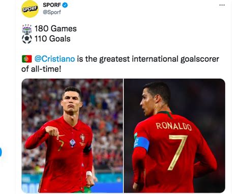 Ronaldo Ukir Rekor 111 Gol Netizen Luar Biasa