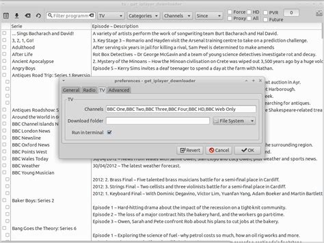 github willemw12 get iplayer downloader a gui front end download