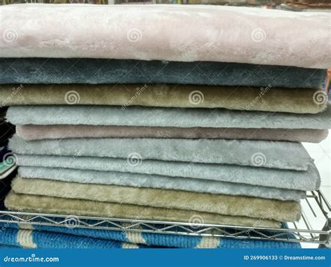 Group Of Towel In Traditional Supermarket Stock Image Image Of Supermarket Arranged 269906133