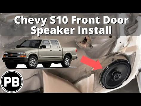 1998 2004 Chevy S10 Blazer Jimmy Sonoma Front Door Speaker Install