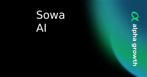 Sowa Ai And Sowa Token Crypto Analytics And User Data Alphagrowth