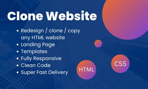 Redesignclonecopy Any Html Website Landing Page Templates