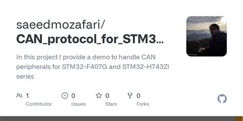 Github Saeedmozafari Can Protocol For Stm Mc In This Project I Provide A Demo To Handle Can