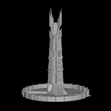 Isengard Dice Tower Orthanc Stl File For 3d Printing Dnd Model Etsy