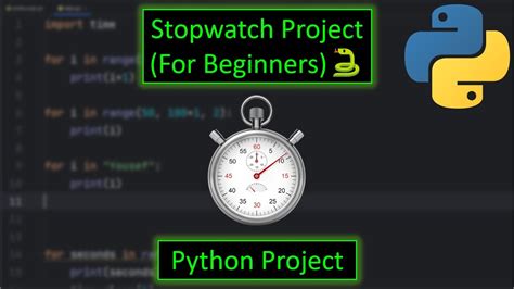 Python Stopwatch Project For Beginners🐍 Youtube