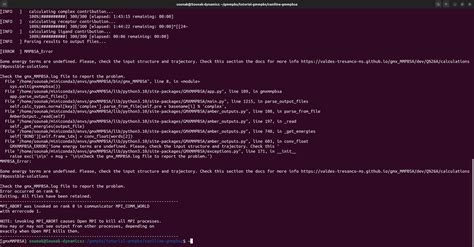 Mmpbsa Calculation User Discussions Gromacs Forums