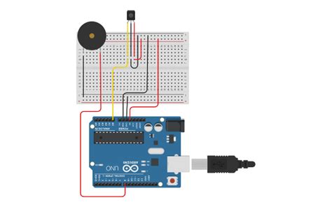 Circuit Design Buzzer Tinkercad