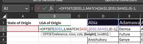 How To Use The Offset Function In MS Excel As A Data Analyst