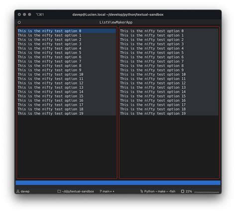 Populating A `listview` Via Constructor Vs Via Inherit And `compose` · Issue 1588 · Textualize