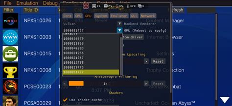 Driver Selection Shows As A Number Instead Of The Name · Issue 2307 · Vita3kvita3k · Github