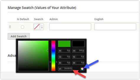 how to create color swatches in magento from a to z magezon
