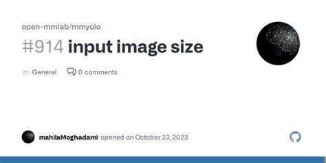 Input Image Size · Open Mmlab Mmyolo · Discussion 914 · Github