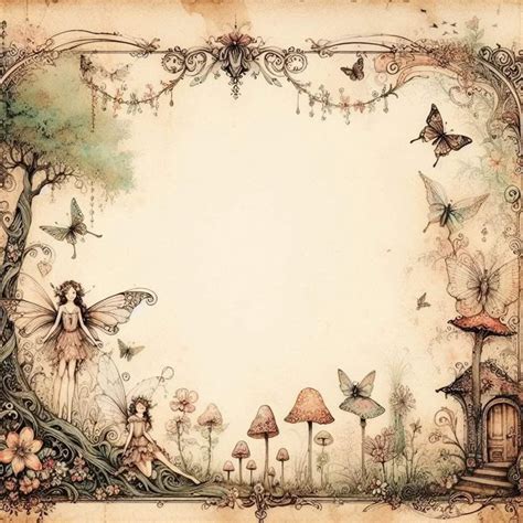 Vintage Fairy Photo Frame