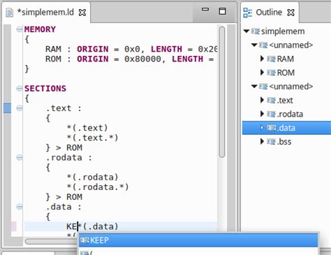 Pushing The Limits Of Xtext For Cc Linker Scripts Kichwa Coders